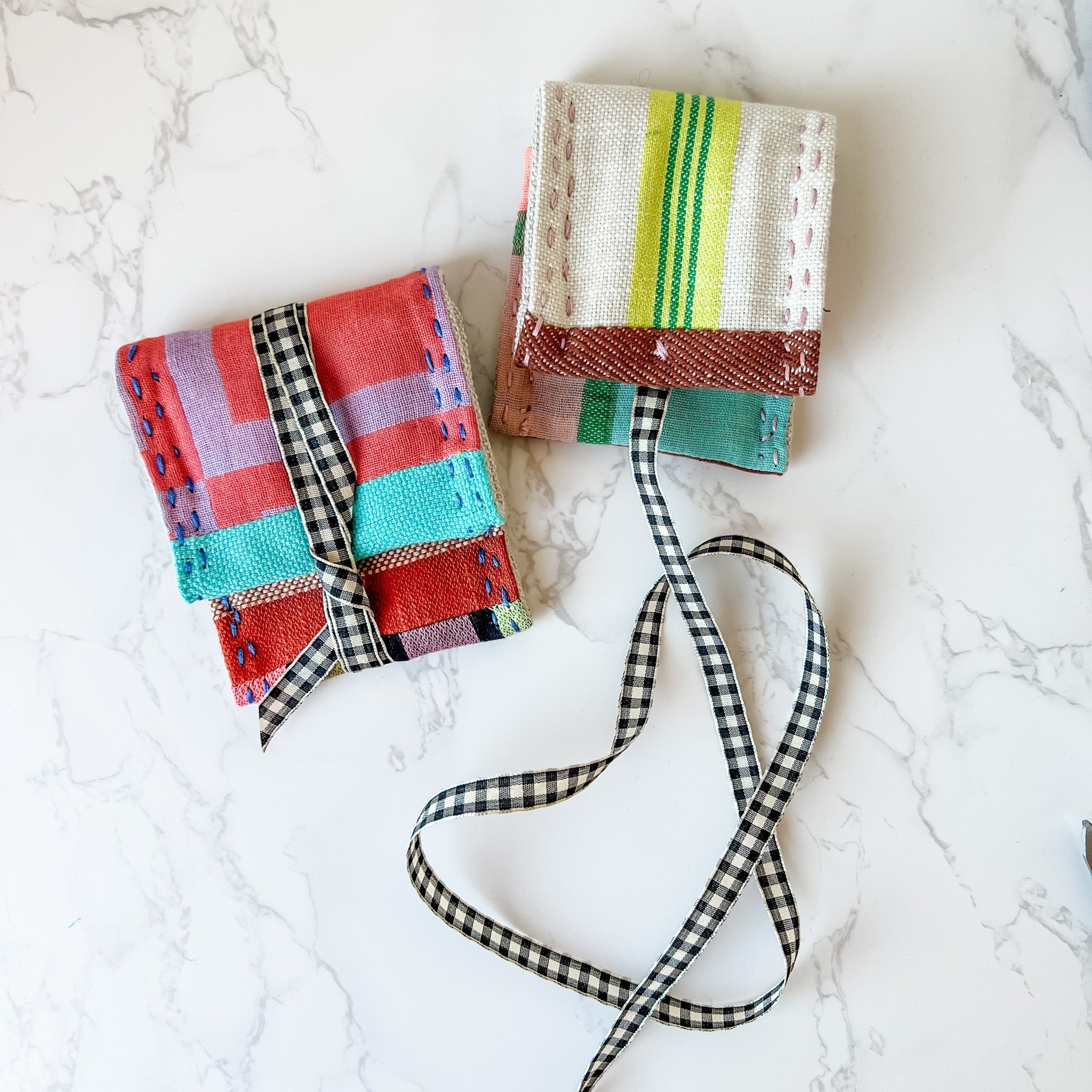 Mindful Mending Patchwork Kit - Make your own Sewing + Mending Booklet ...